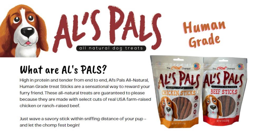 Al's Pals Dog Treats - Goldrush Jerky