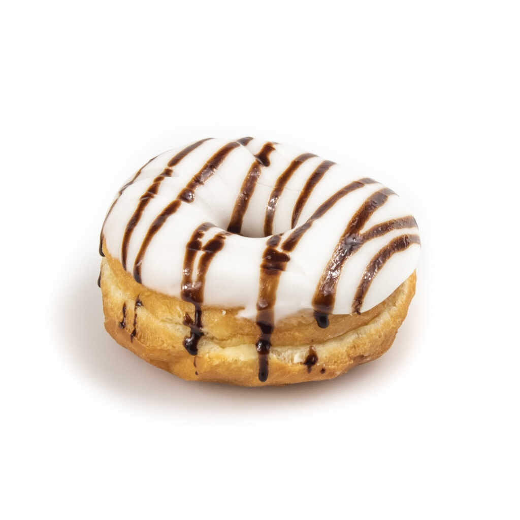 Zebra Striped Donut - Jack Frost Donuts