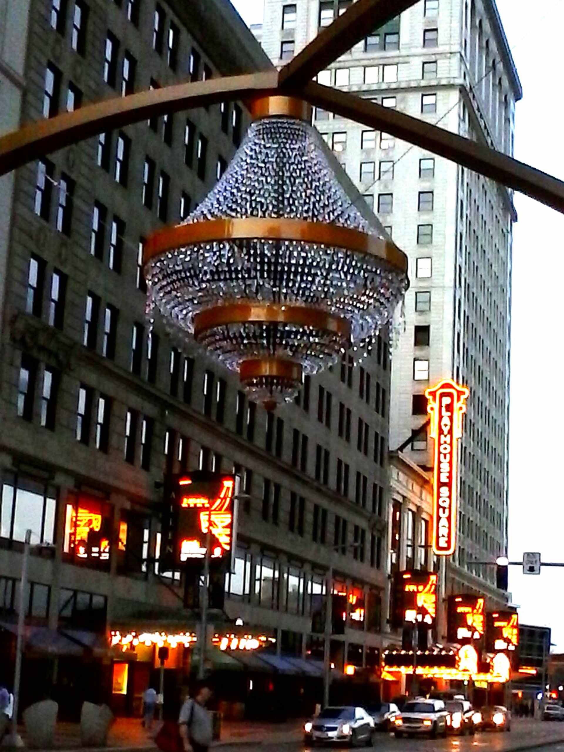 Playhouse Square Chandelier & Signage - Industrial First