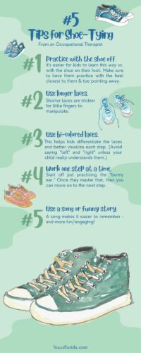 Shoe-Tying Strategies From Our SWFL Occupational Therapists - Focus Therapy