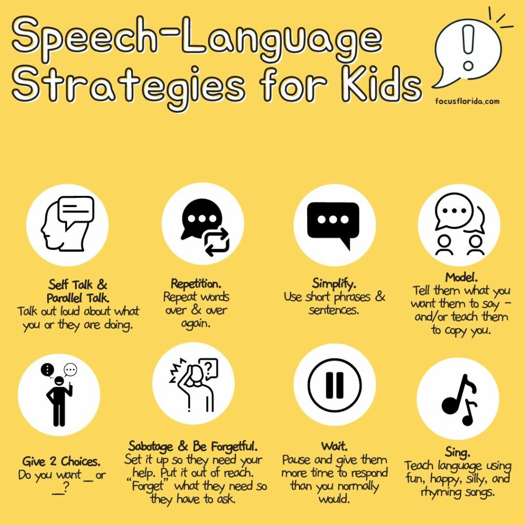 Our Fort Myers Speech-Language Therapy Strategies for Kids - Focus Therapy