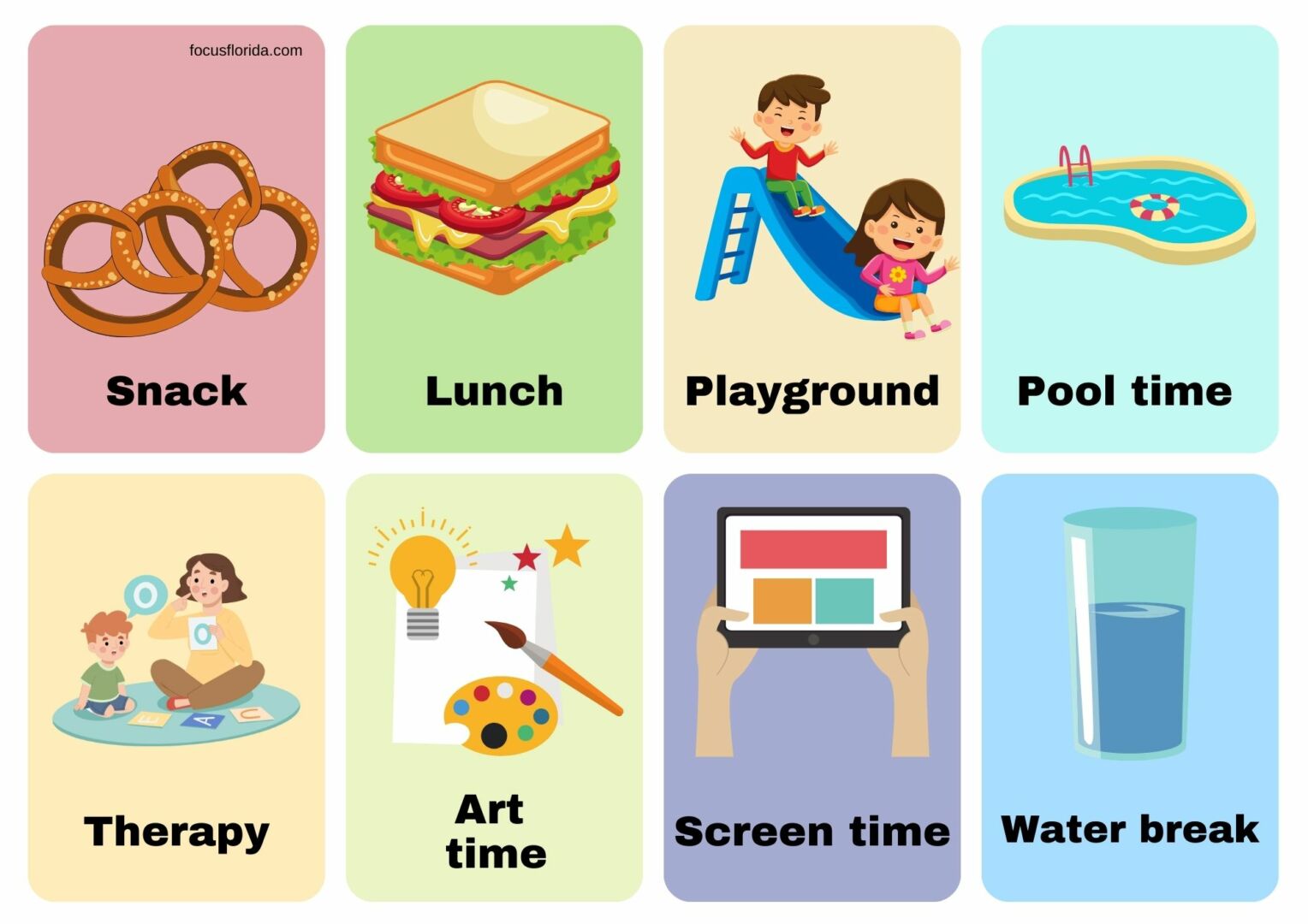Value of Visual Schedules - Explained by ABA Therapist in Fort Myers ...