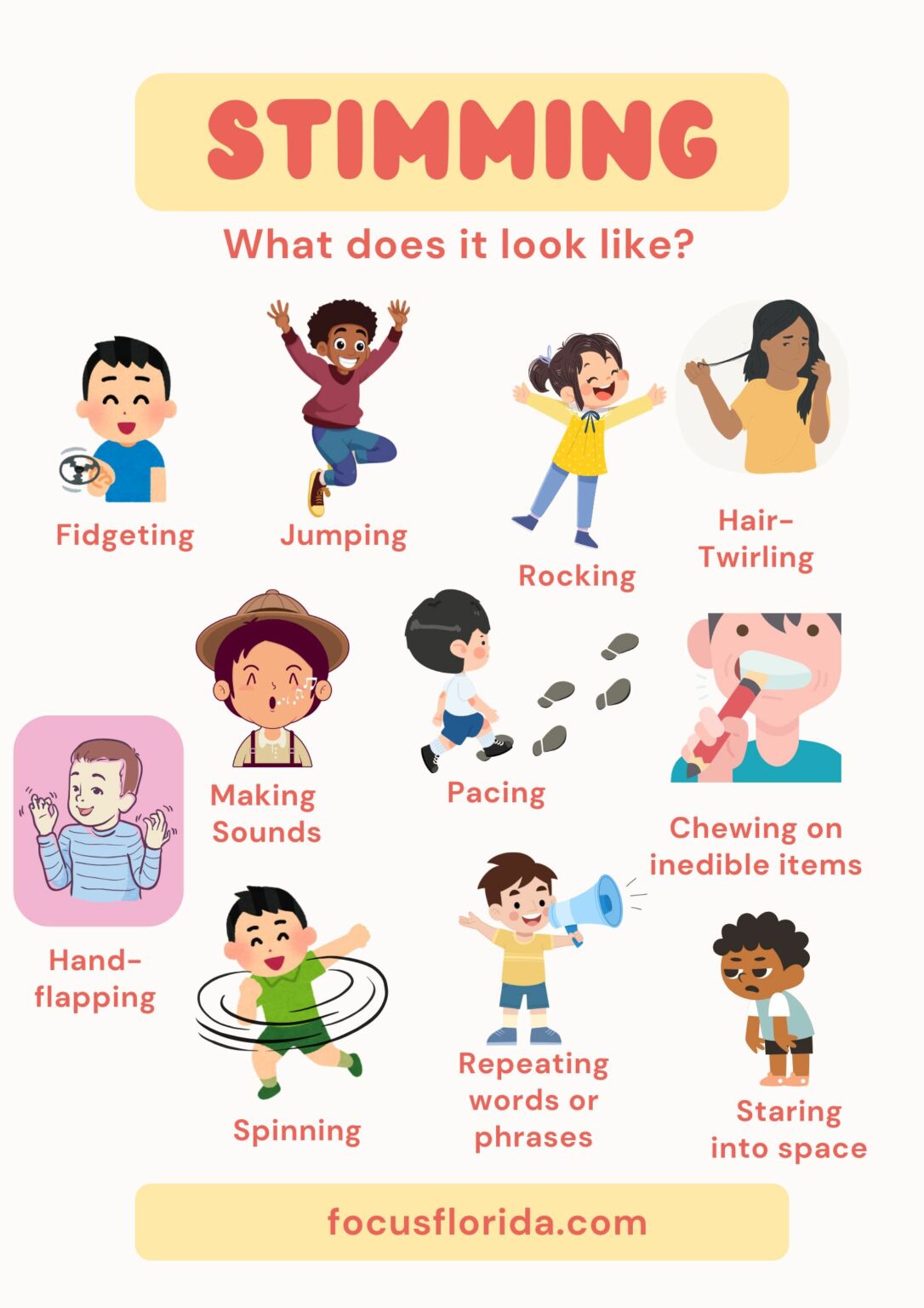 Stimming Takes Many Different Forms - Focus Therapy