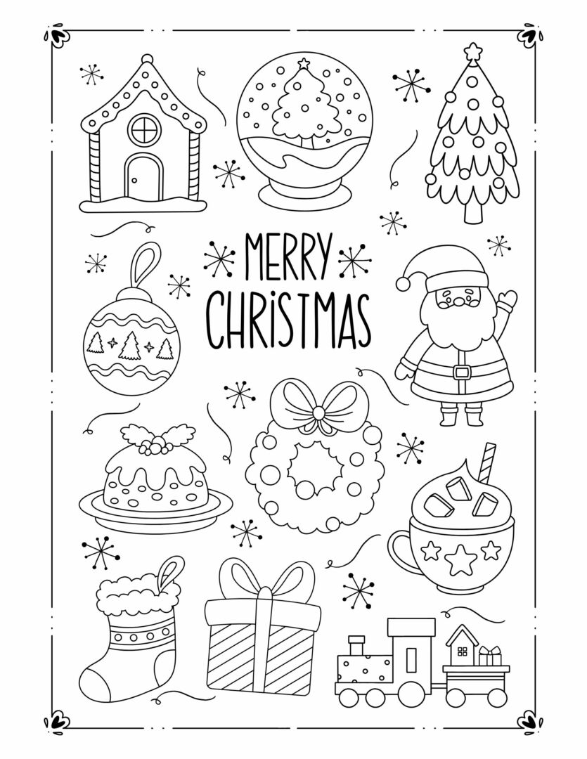 Holiday Coloring & Activity Pages - Focus Therapy