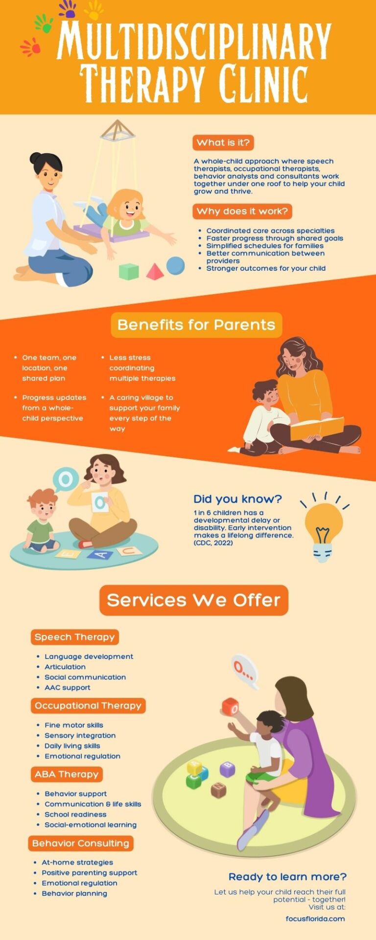 Benefits of a Multidisciplinary Pediatric Therapy Clinic - Focus Therapy