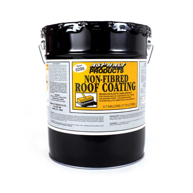 Non-Fibre Aluminum Roof Coating - Asphalt Products