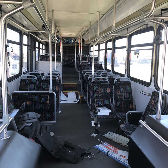 City Transit Bus Conversion - Studio: Express RV Renovations & Bus ...